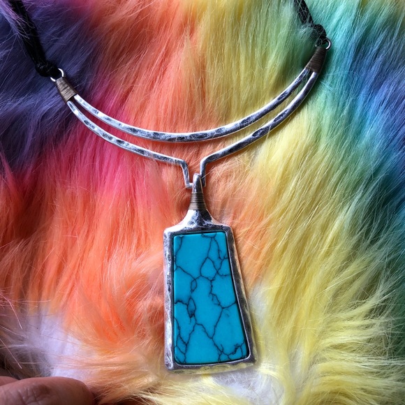 Jewelry | Vintage Cool Gemstone Pendant Necklace | Poshmark